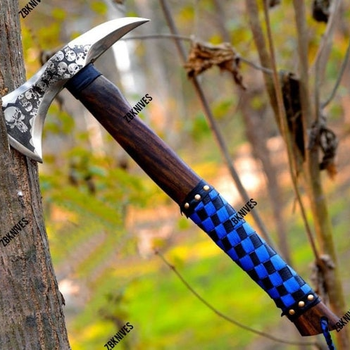 Hand FORGED AXE, Custom handmade Nordic Axe, Throwing Axe Wi | Inspire ...