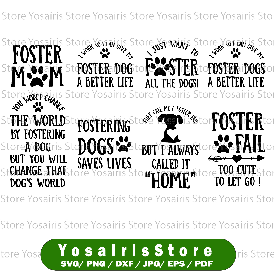Foster Dog - Dog SVG and Cut Files for Crafters - Inspire Uplift