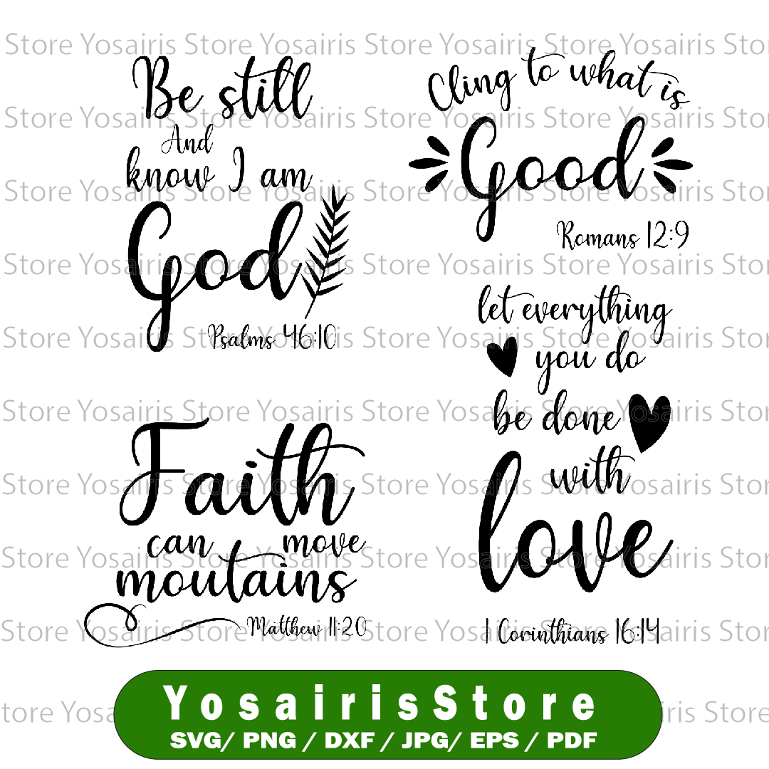 Inspirational Bible Verse SVG and Cut Files for Crafters | Inspire Uplift