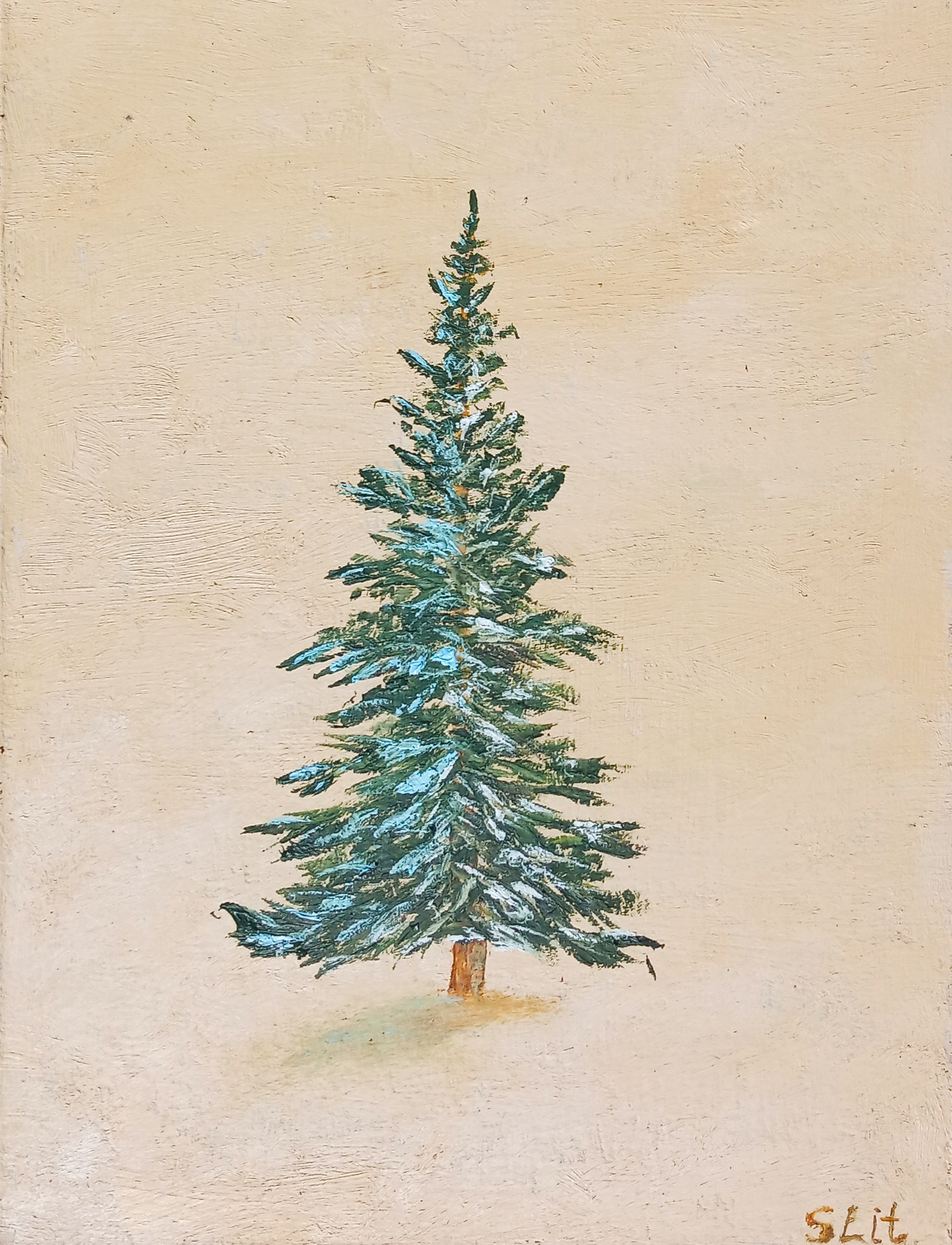 Christmas Tree Painting Original Artistic Oil Painting Impa | Inspire ...