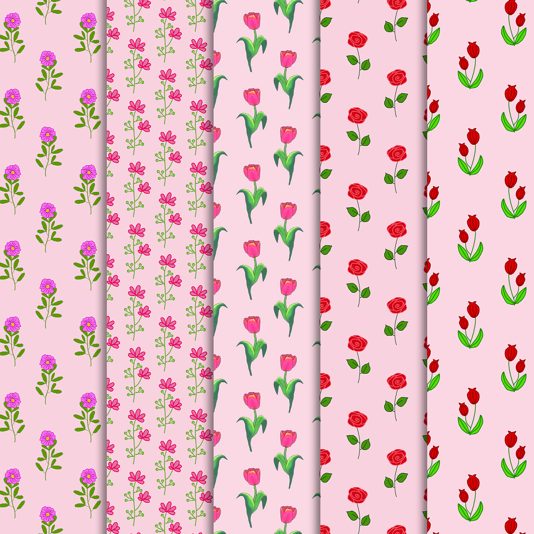 Digital seamless colorful scrapbooking paper - Inspire Uplift