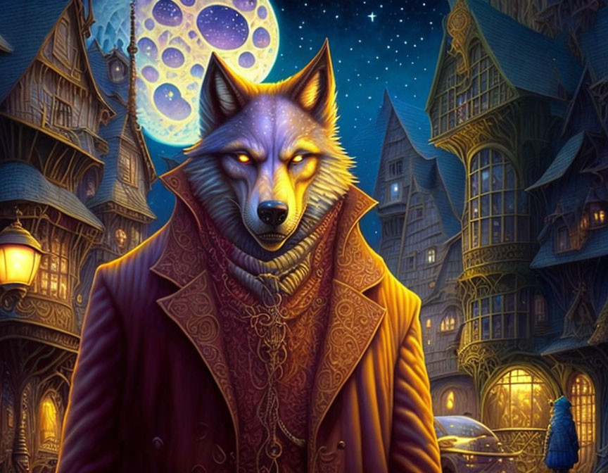A werewolf on a city street | Inspire Uplift