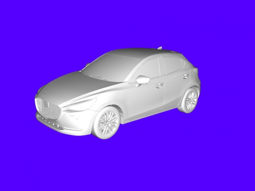 Beauty 1 3d Model Car STL 3D Printing Mazda 2 - Inspire Uplift