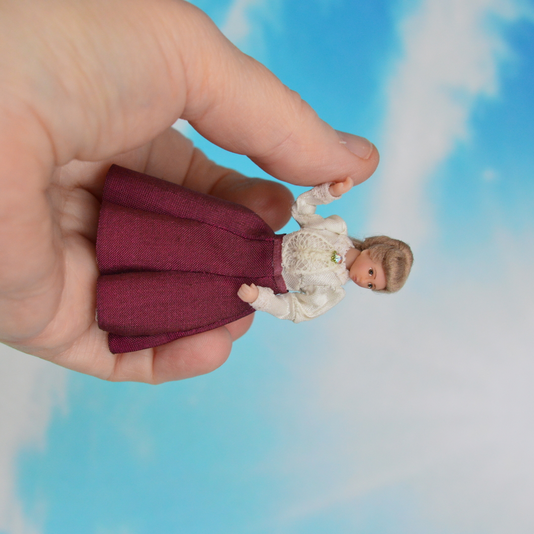 Miniature lady doll in 1/24 scale. MiniArtDoll/ | Inspire Uplift