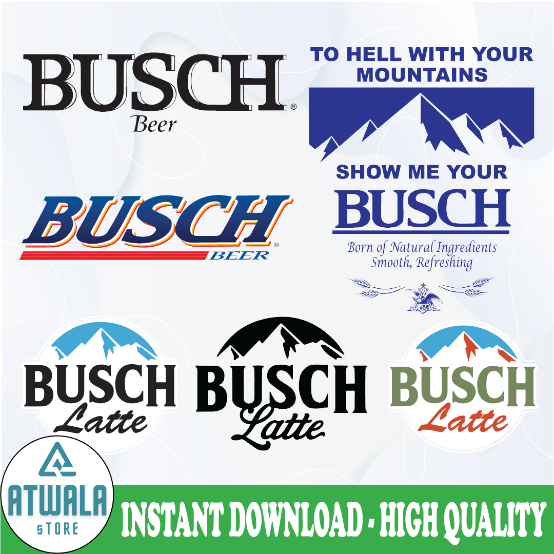 Busch Latte SVG, Busch latte svg,png, Busch latte beer, busc | Inspire ...