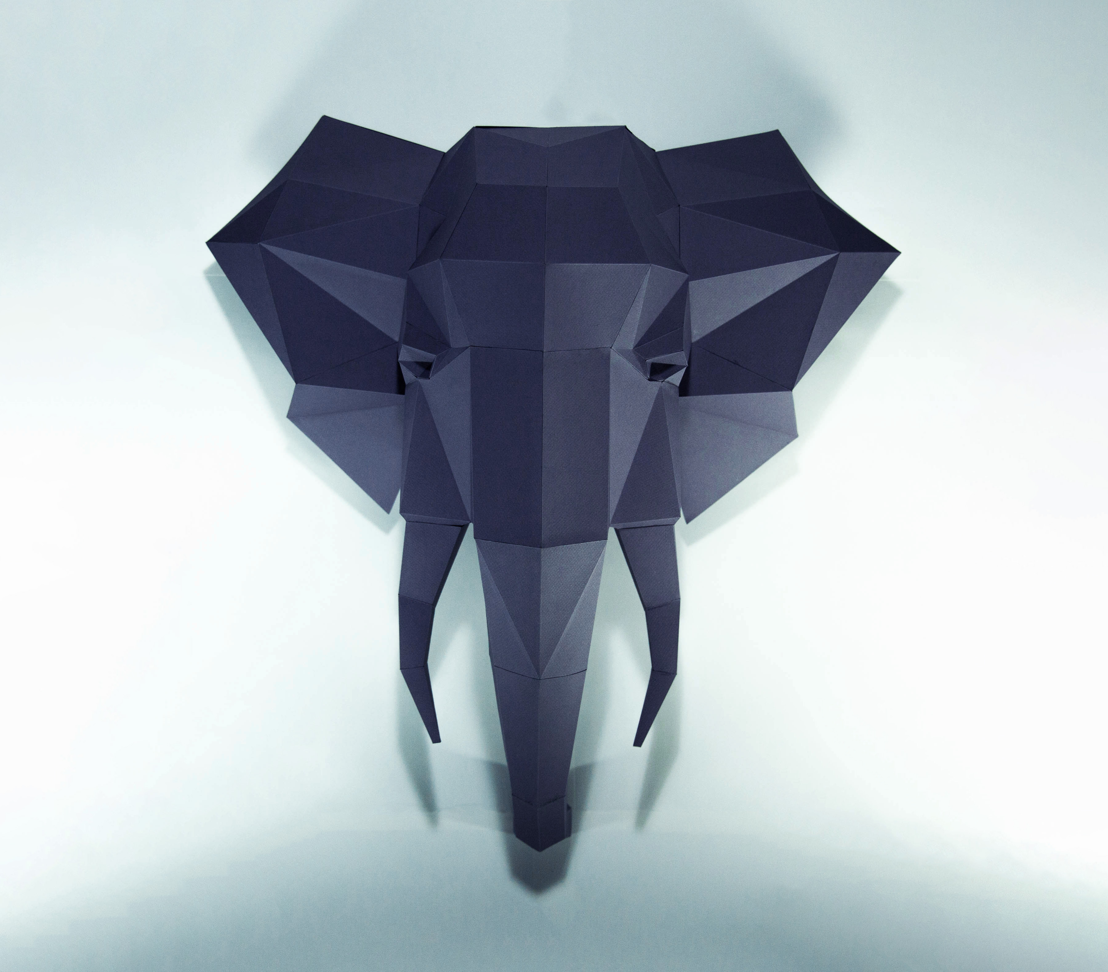 Elephant Paper Craft, Digital Template, Origami, PDF Downloa | Inspire ...