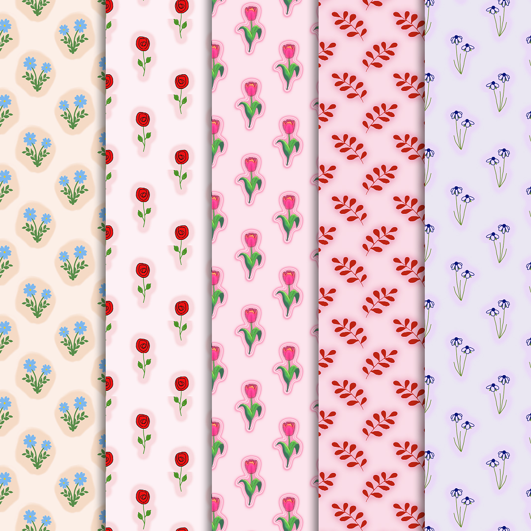 Digital seamless colorful scrapbooking paper | Inspire Uplift