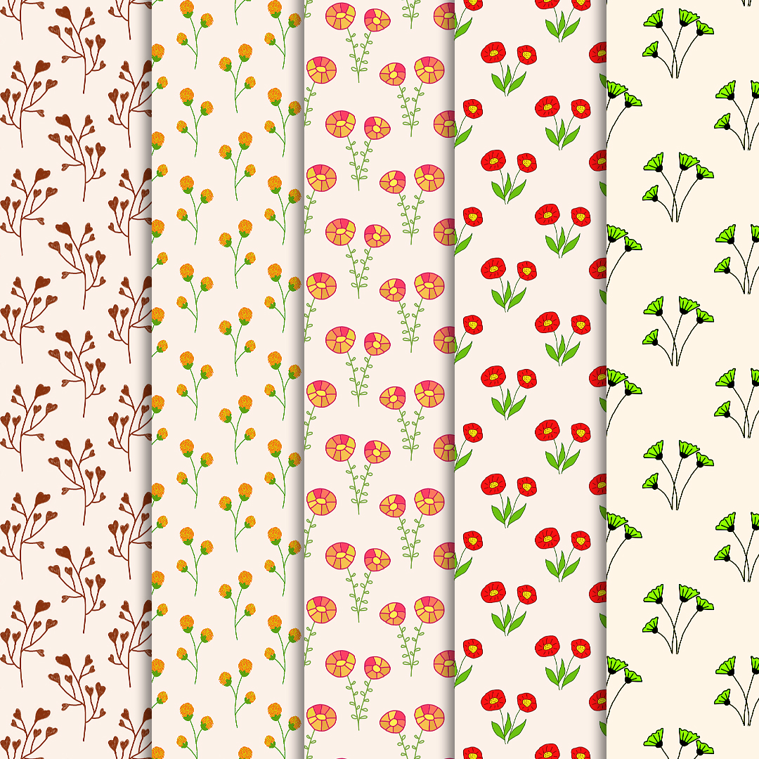 Digital seamless colorful scrapbooking paper - Inspire Uplift