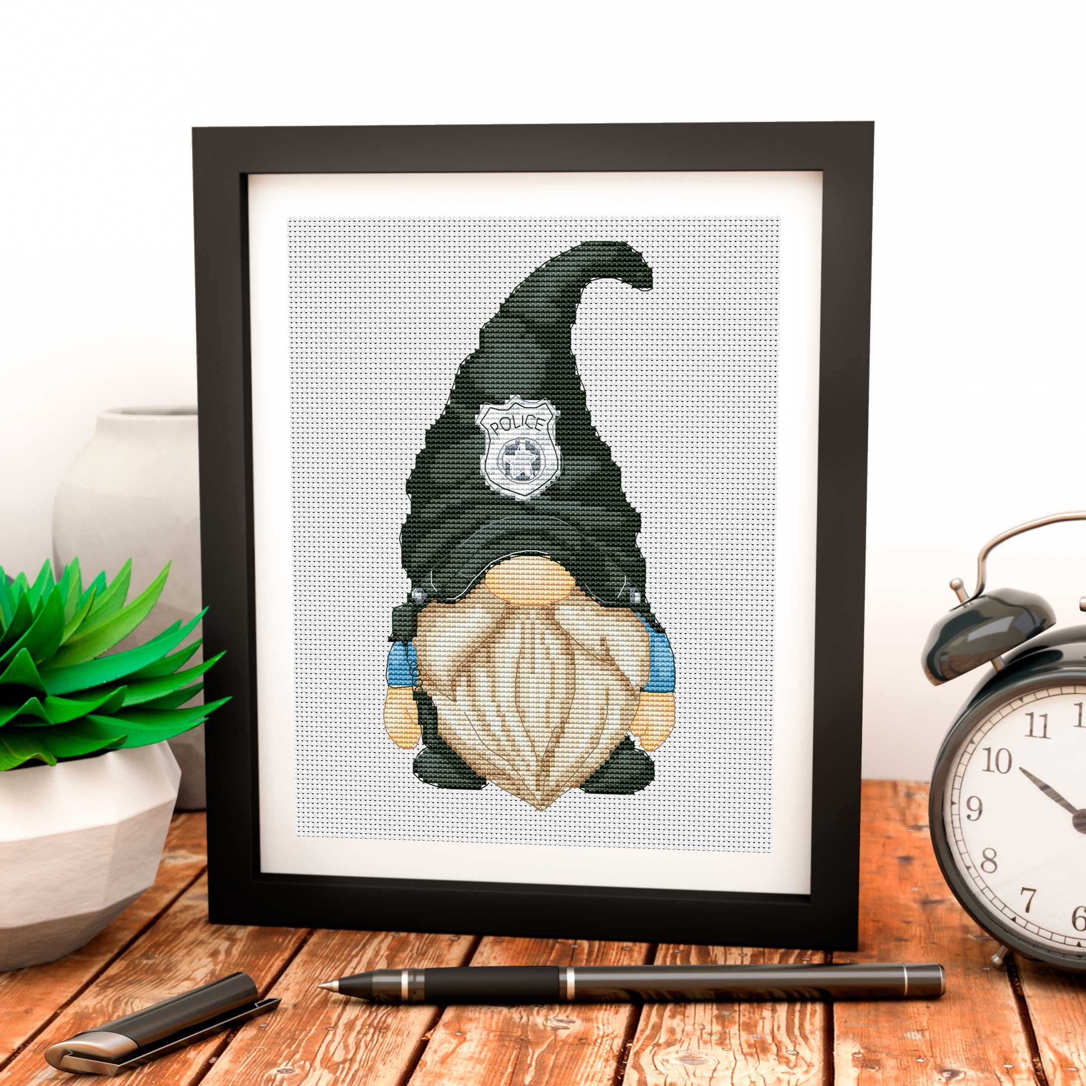 police cross stitch - Inspire Uplift