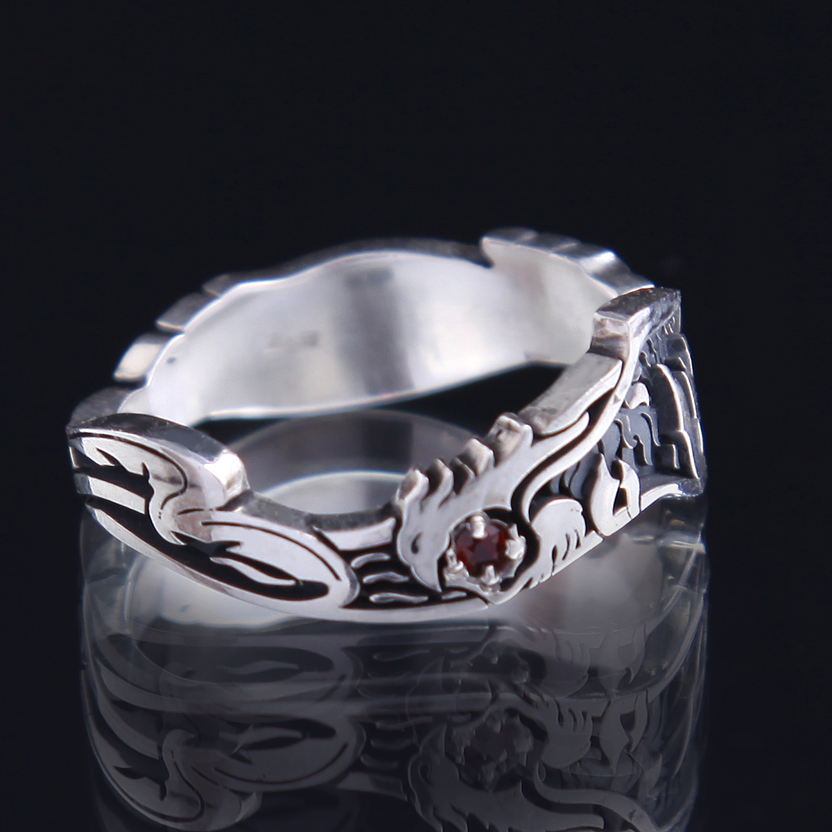 Silver phoenix ring | Inspire Uplift