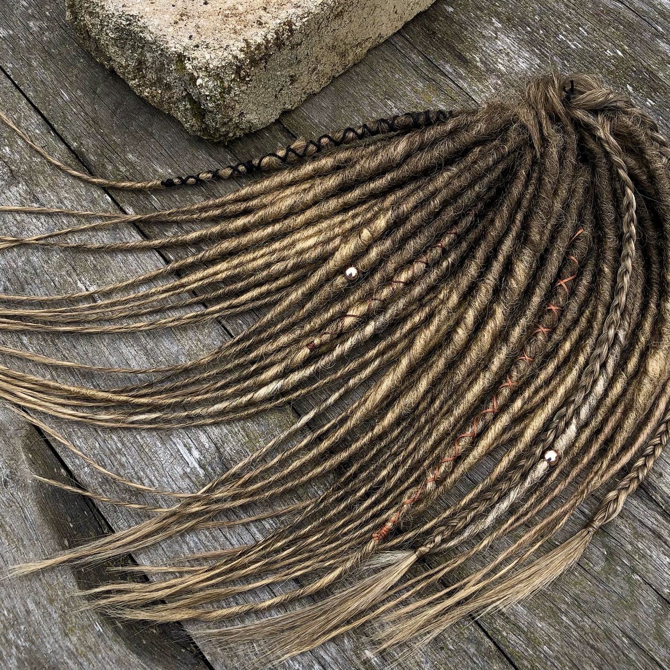 Smooth brown dreads viking dreads soft dark brown dreadlocks - Inspire ...