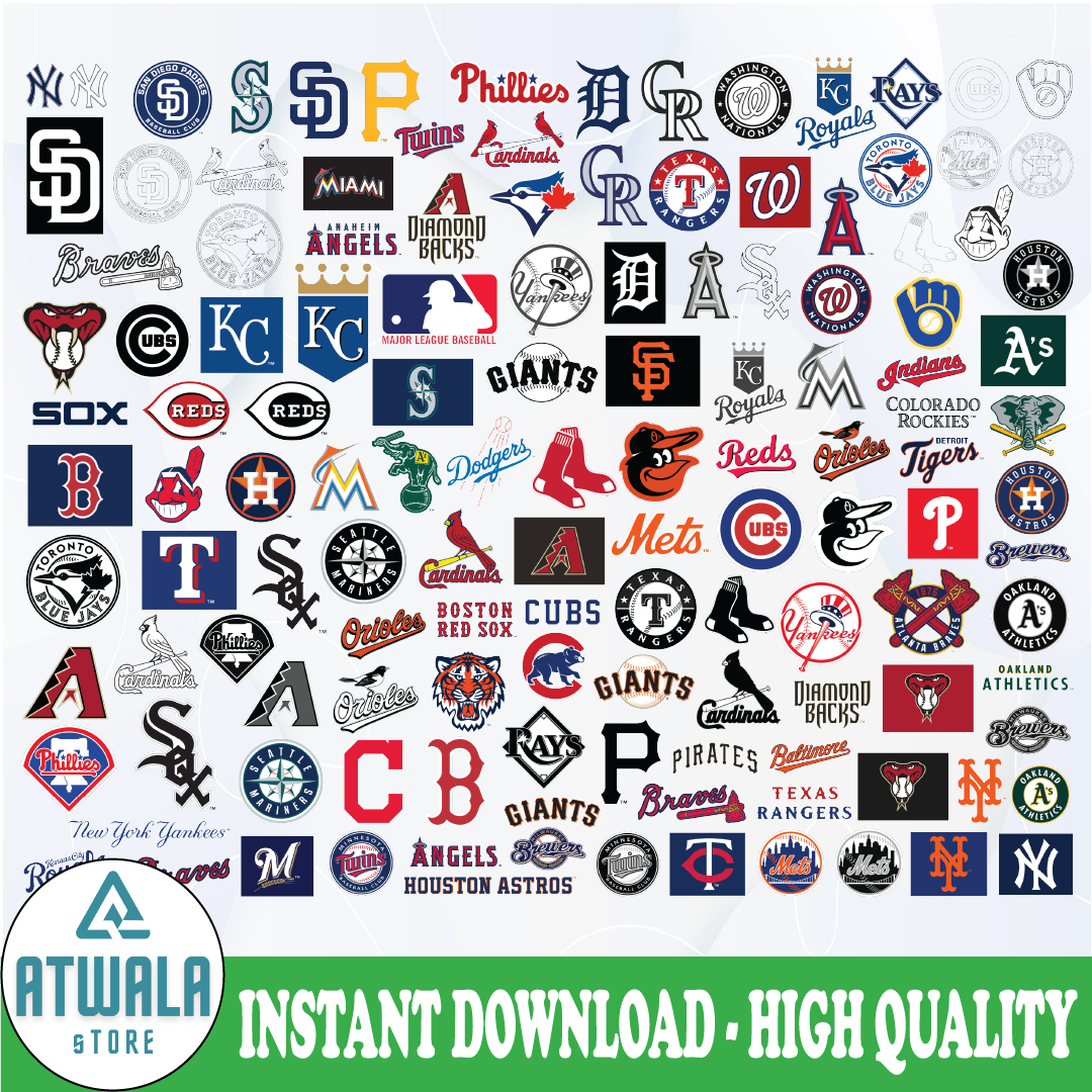 MLB Teams SVG baseball Svg mlb Svg All mlb Teams Svg mlb Lo | Inspire ...