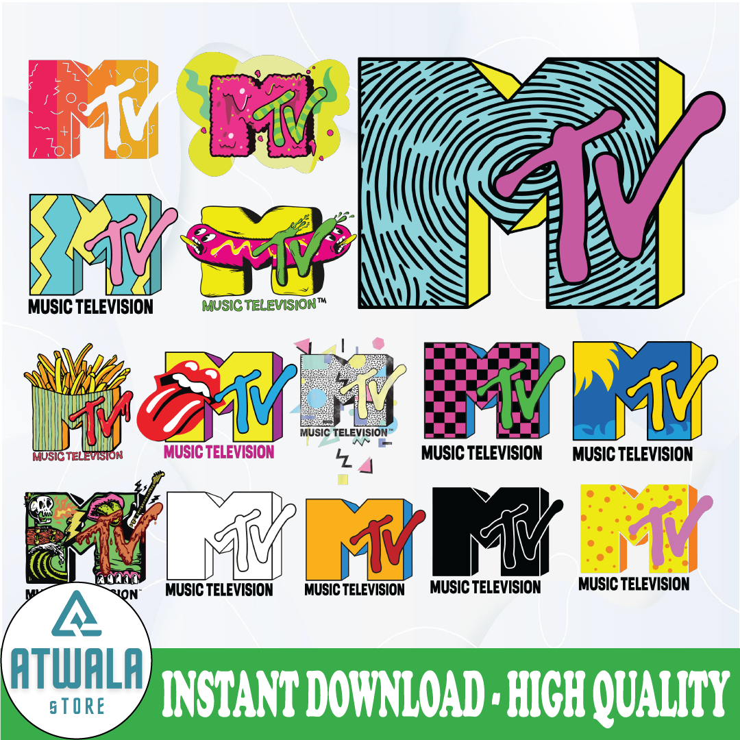 MTV Bundle SVG, PNG Cricut Ready, Cut Files, Digital Vector | Inspire ...