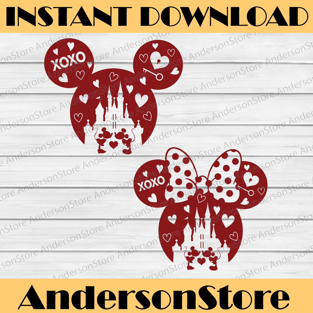 Mickey Hearts svg, Mickey Valentine's day svg, Valentines sv | Inspire ...