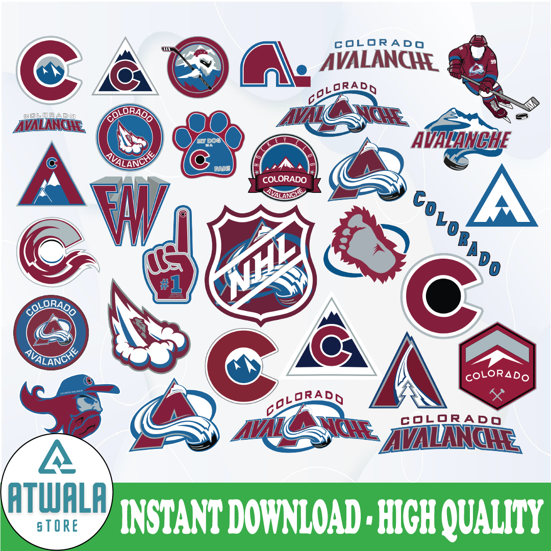 Colorado Avalanche Bundle Svg, Avalanche Svg, NHL svg, hocke | Inspire ...