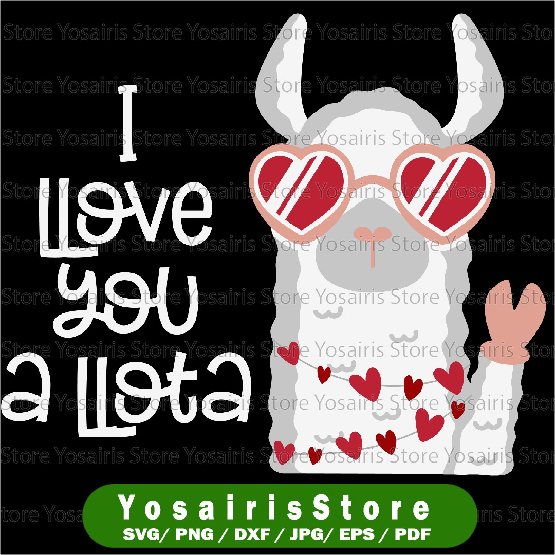Valentine's Day SVG File, I Love You a Lotta SVG Cutting Fil | Inspire ...