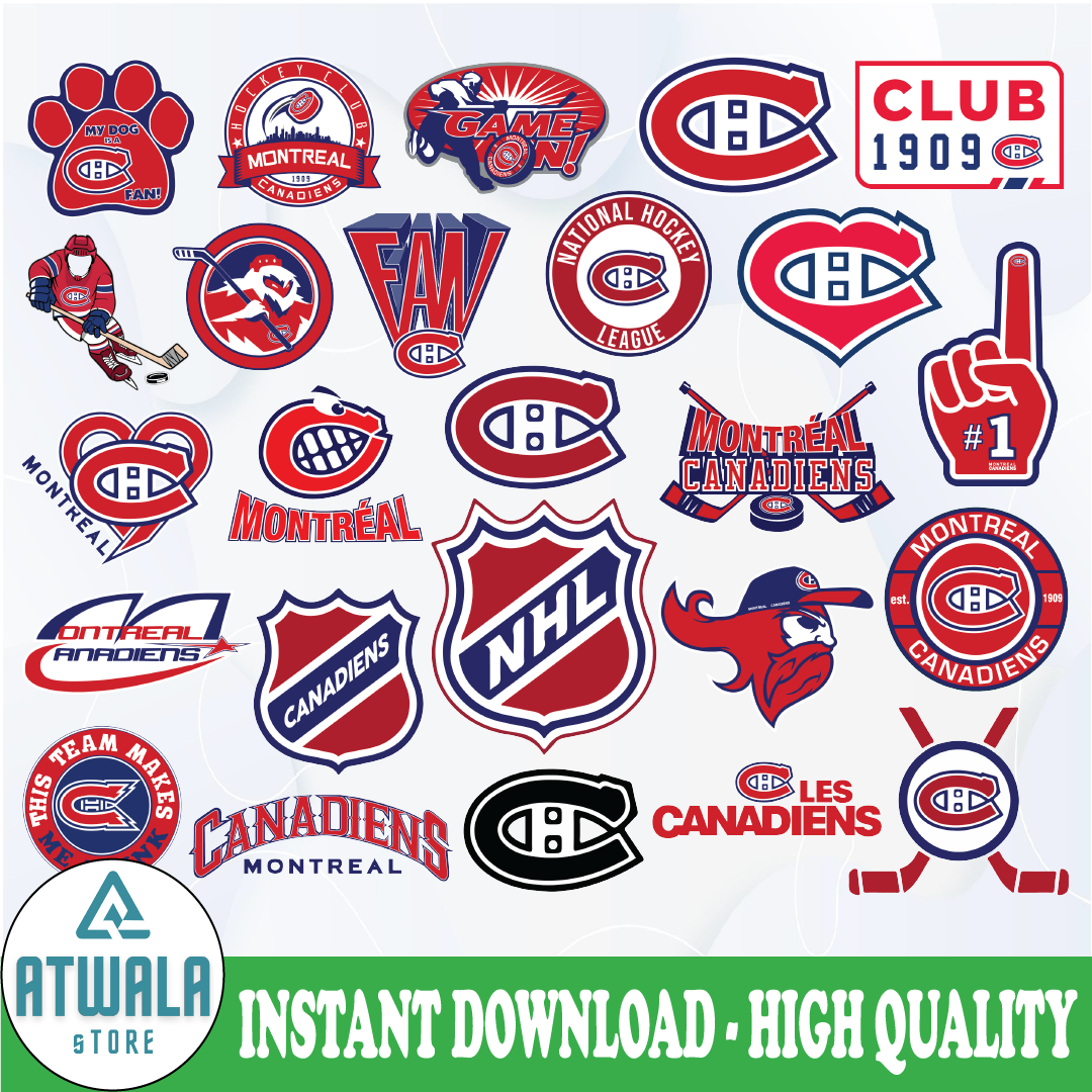 Montreal Canadiens Bundle Svg, Canadiens Svg, NHL svg, NHL s | Inspire ...