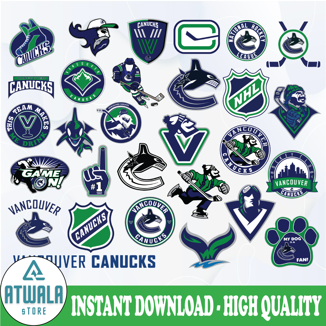 Vancouver Canucks Bundle SVG, Canucks Svg, NHL Svg, NHL Svg, | Inspire ...