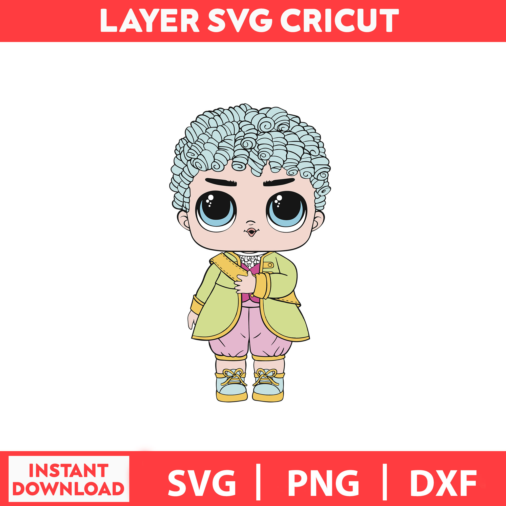 LOL Surprise Grandma Of The LOL Svg, Png, Dxf Digital File. | Inspire ...