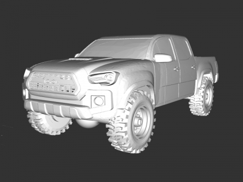 Beauty 1 3d Model Car STL 3D Printing Toyota Tacoma | Inspire Uplift