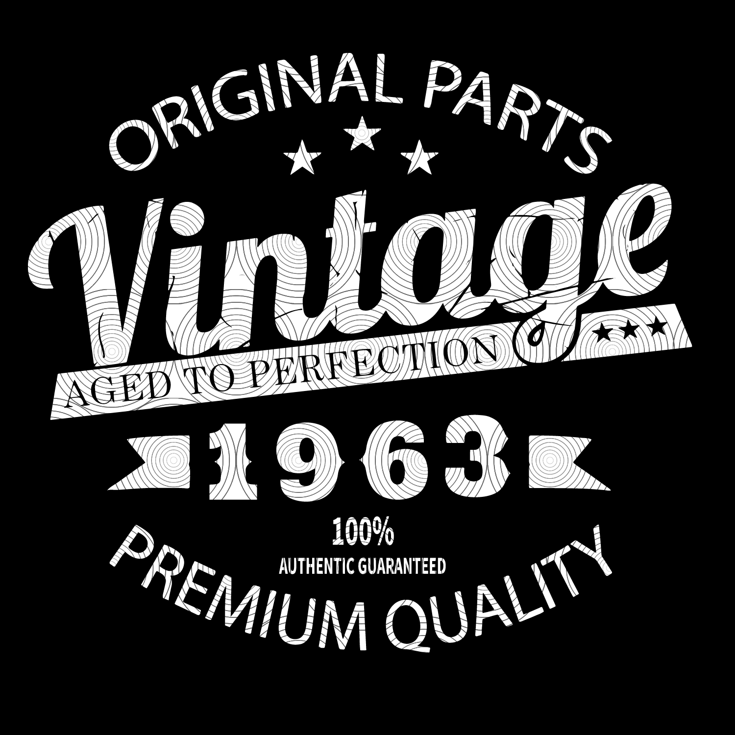 Vintage 1963 svg, Birthday for 1963 Svg, Aged to perfection, | Inspire ...