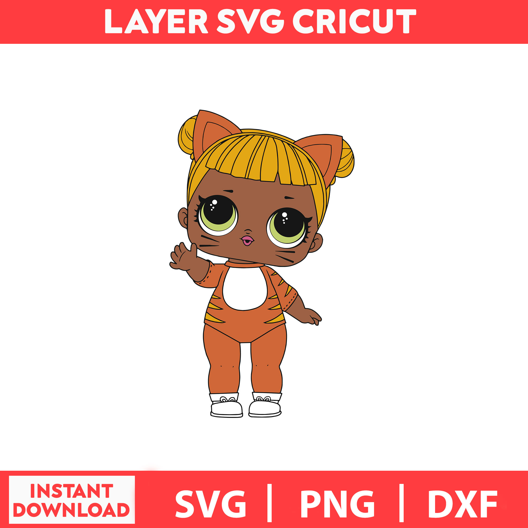 Bayby Cats LOL Supprise Series Doll Of The LOL Svg, Png, Dxf | Inspire ...