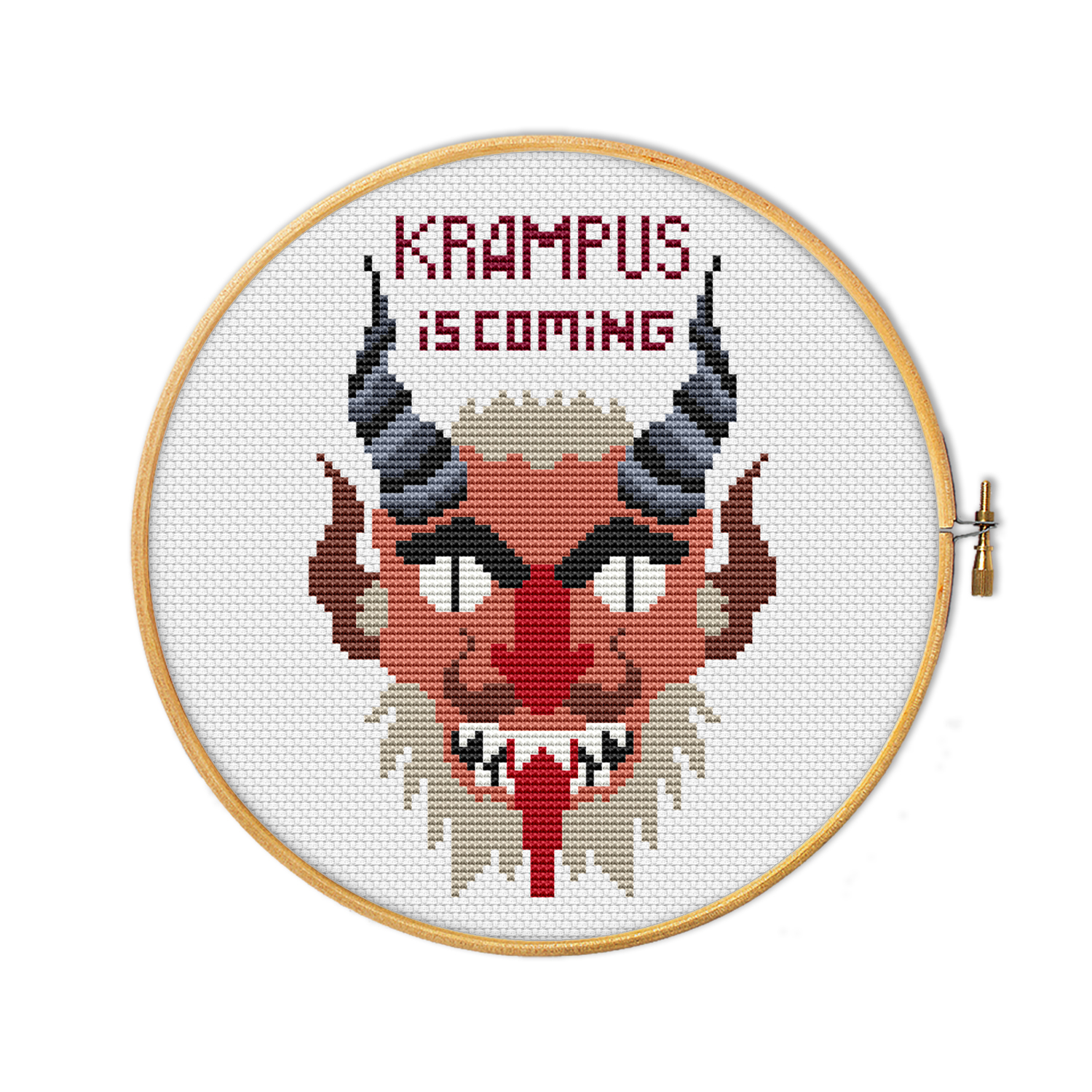 Krampus Cross Stitch | Inspire Uplift