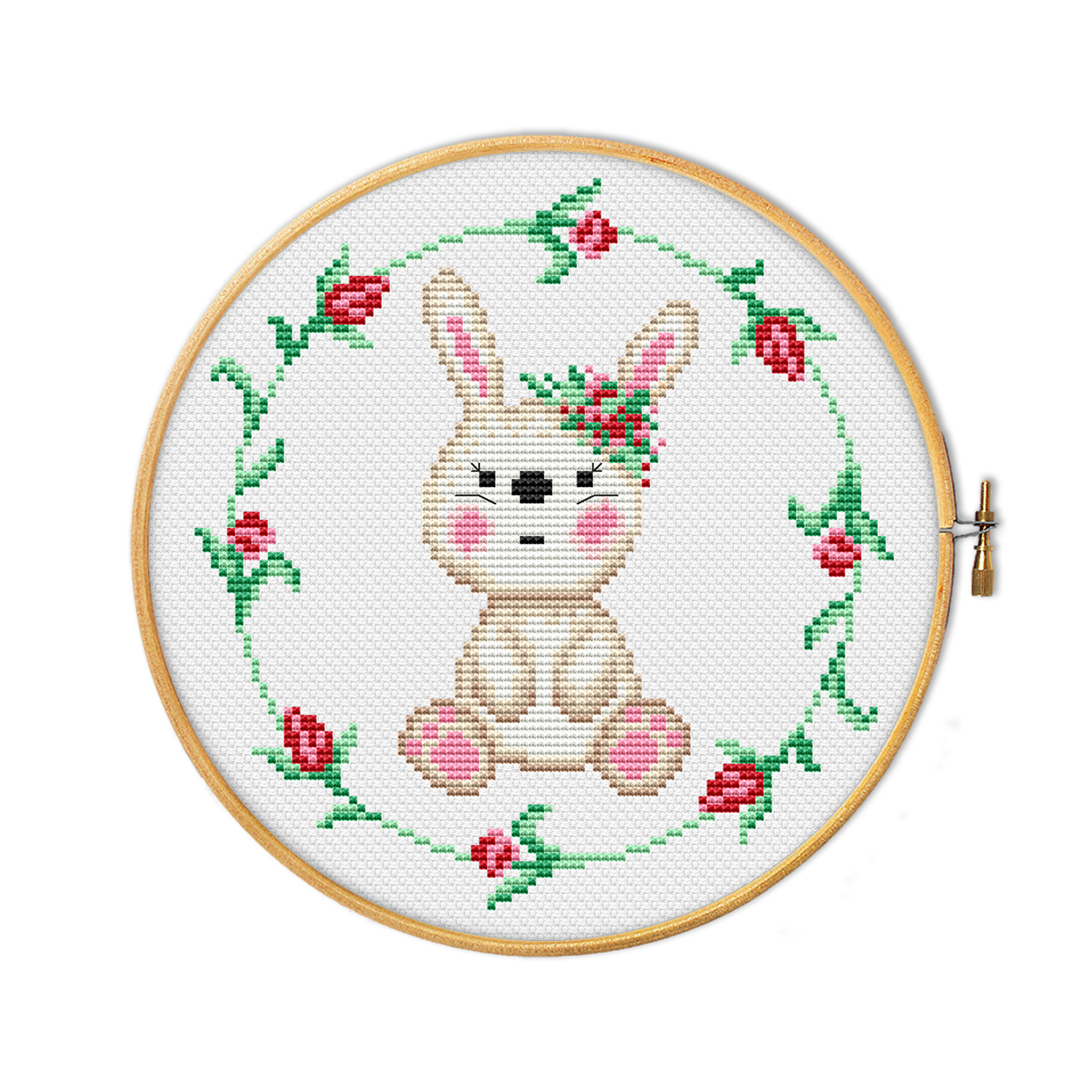 Cute bunny - cross stitch pattern | Inspire Uplift