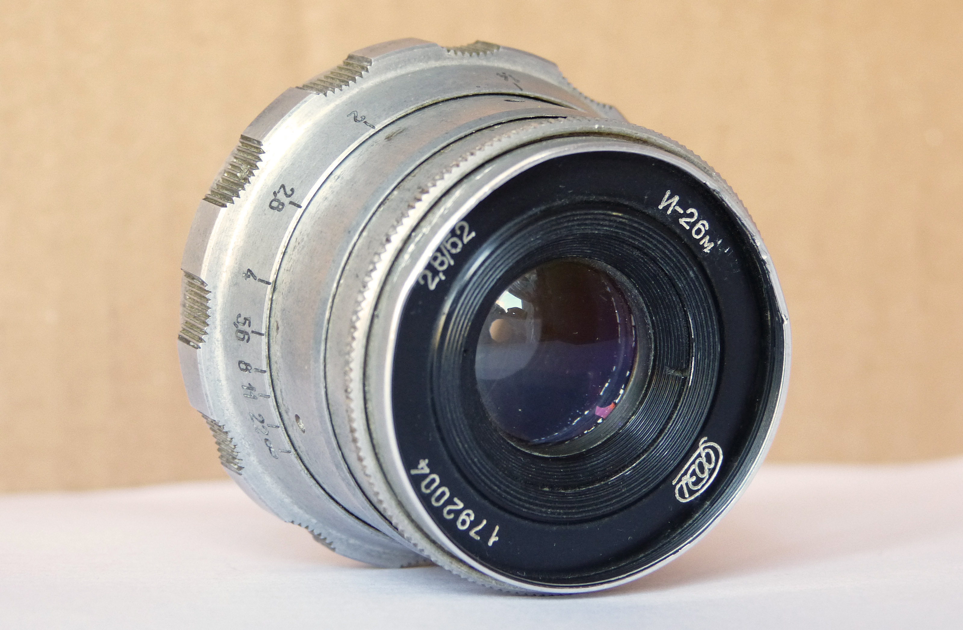 Industar-26M 2.8/52 silver lens for rangefinder M39 LTM moun | Inspire ...