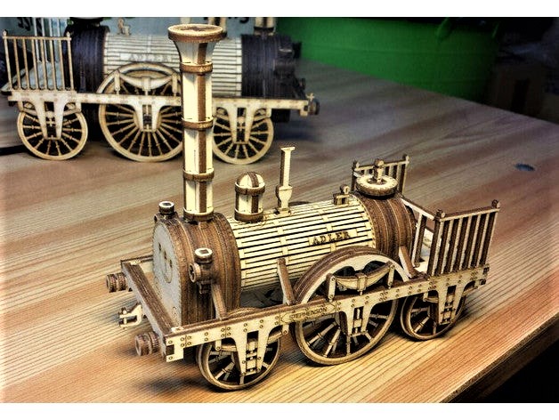 Digital Template Cnc Router Files Cnc Locomotive 4 mm Files | Inspire ...