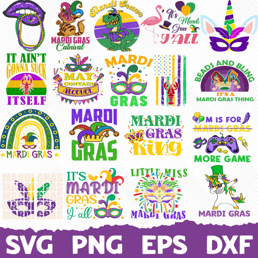 Mardi Gras Bundle Svg, Mardi Gras Svg, Mardi Gras svg Bundle | Inspire ...