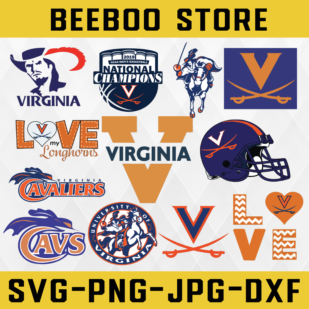Virginia Cavaliers, Virginia Cavaliers svg, football svg NCA | Inspire ...