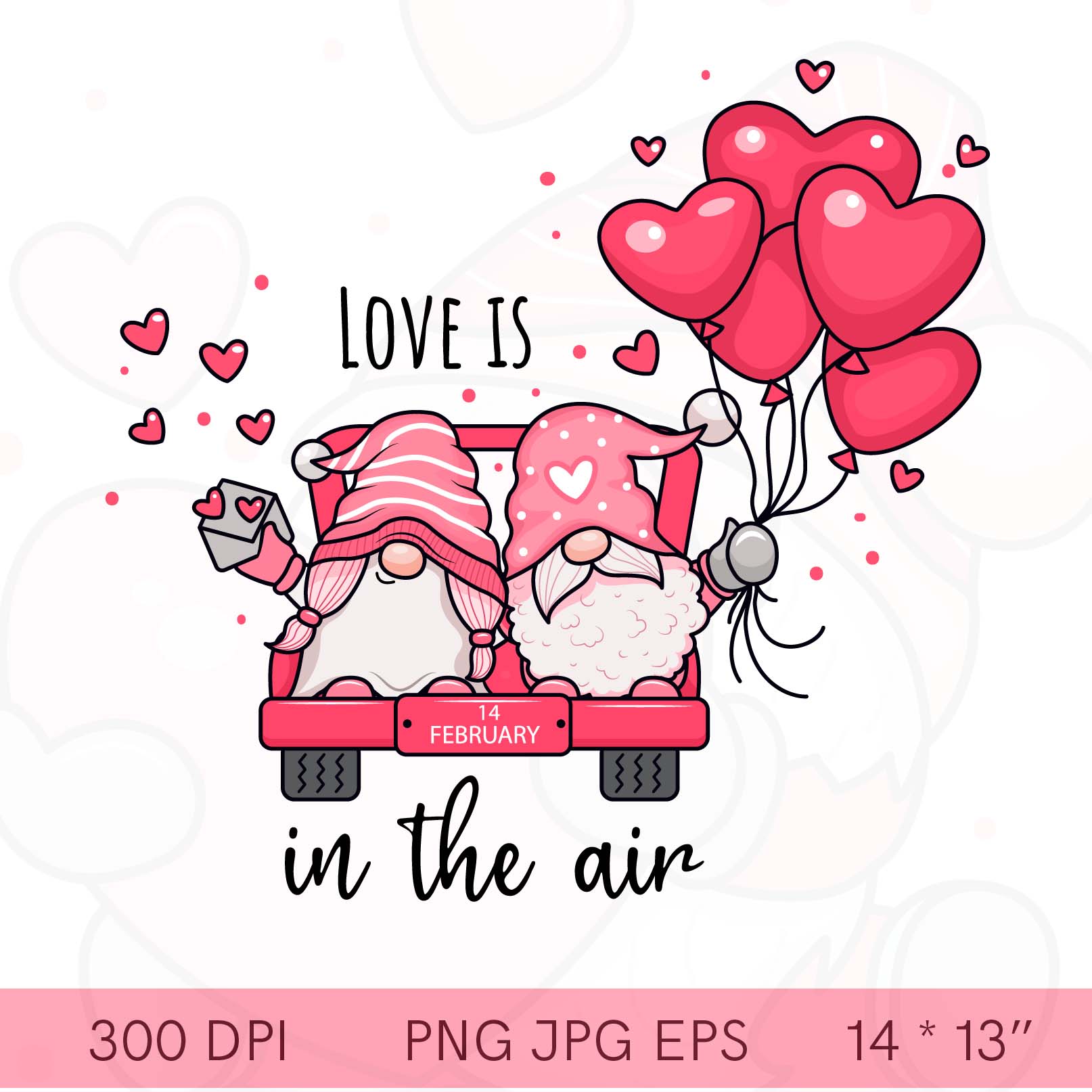 Valentine gnome PNG, Valentine gnomes clip art, Valentine g - Inspire ...