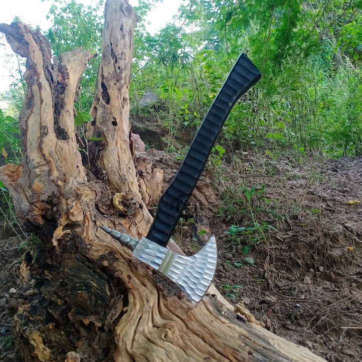 Viking Axe Throwing Custom Handmade Axe Carbon Steel Axe Bea | Inspire ...