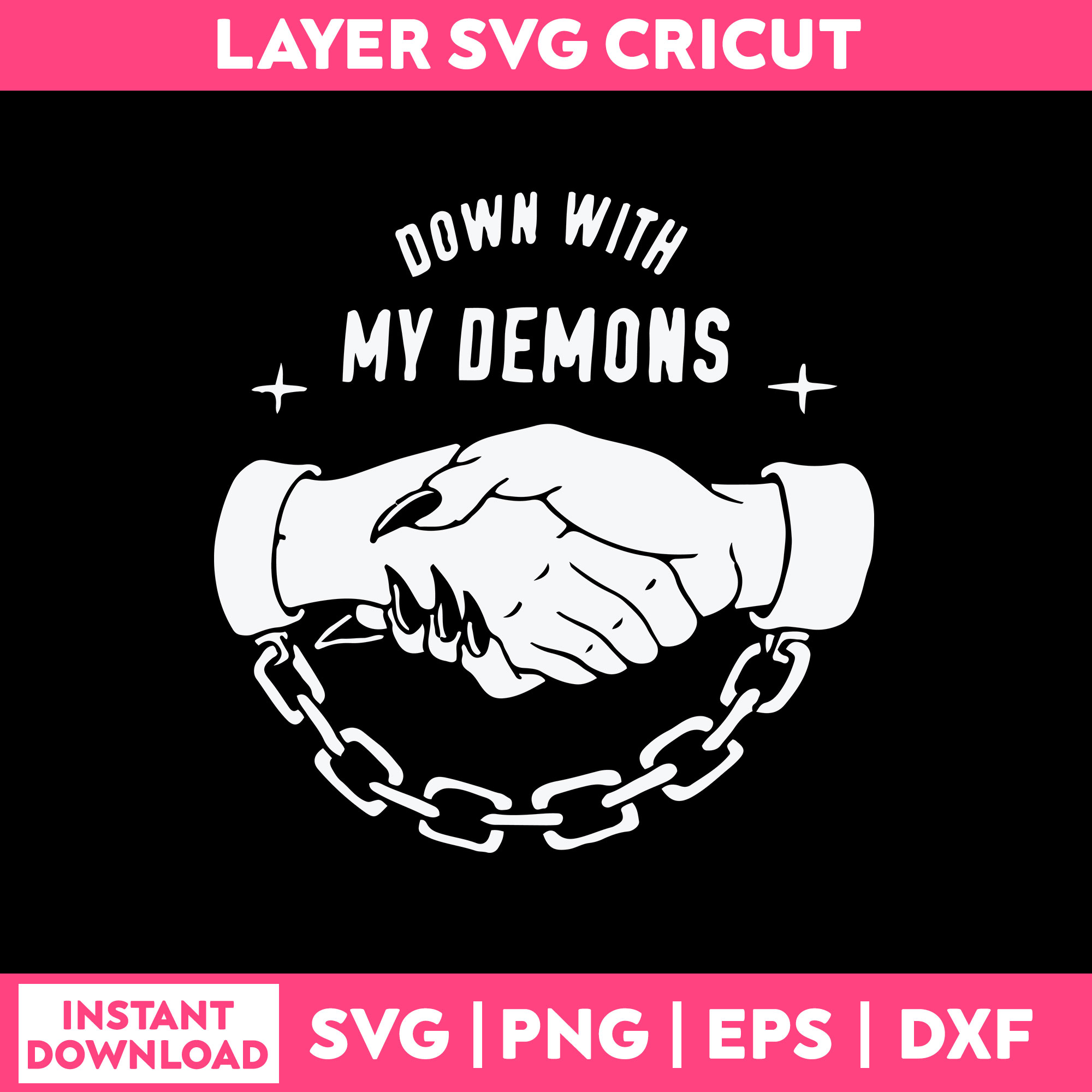 Down With My Demons Svg, Demons Svg, Funny Svg, Download Fil - Inspire ...