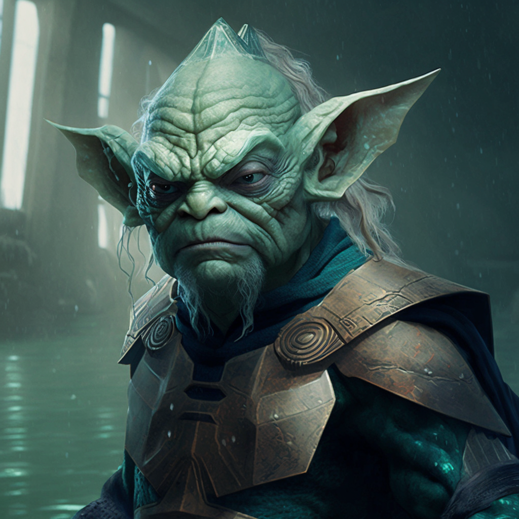 Aquaman style Master Yoda | Inspire Uplift