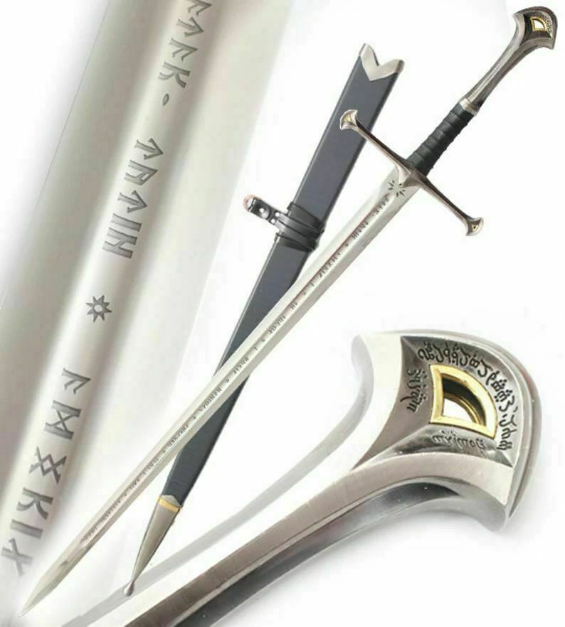 Damascus Steel Anduril Narsil Lord Of The Ring Swords | Inspire Uplift