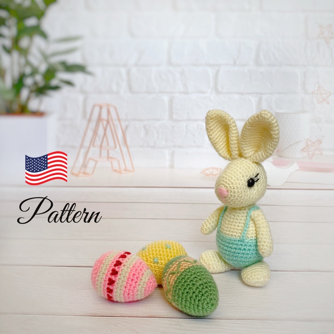 Easter bunny crochet pattern, Crochet bunny amigurumi patter | Inspire ...