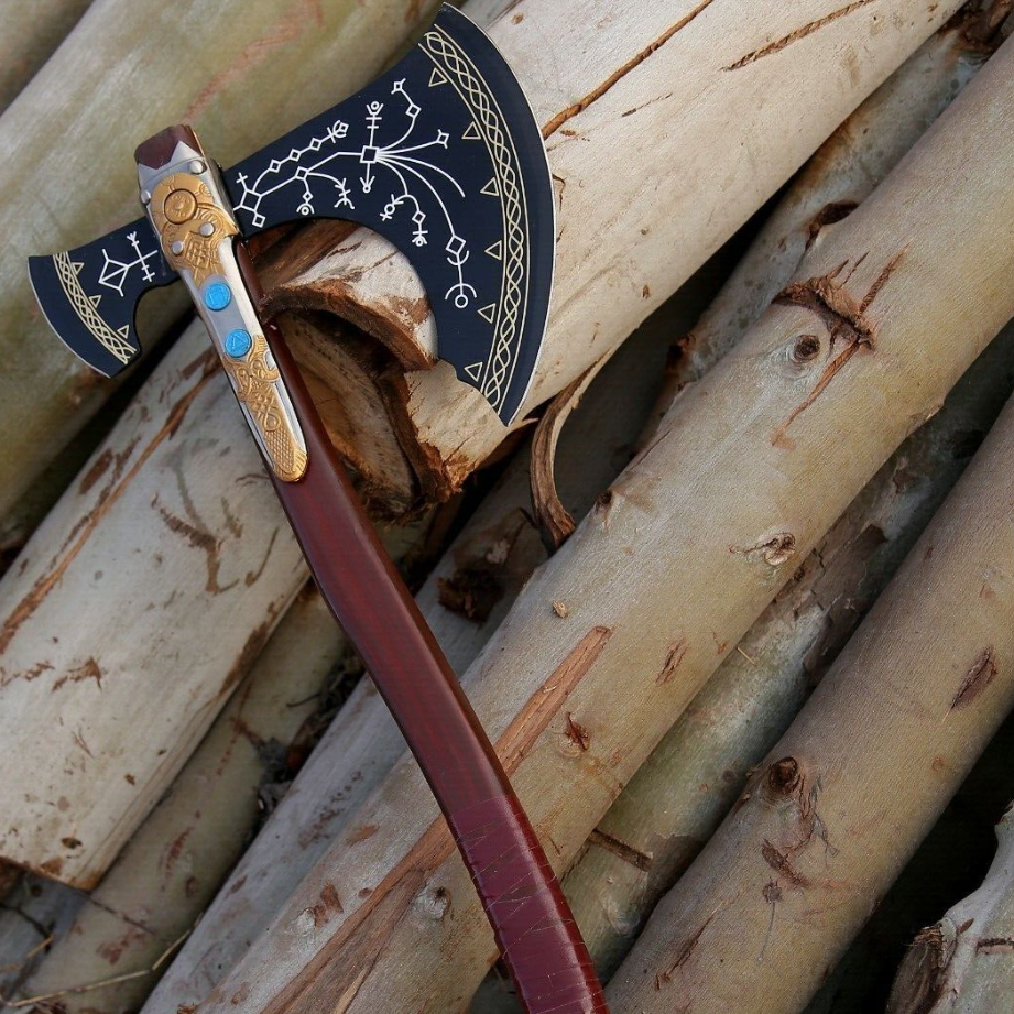 God of War Axe, Leviathan Axe, Kratos Axe, Scandinavian Batt | Inspire ...