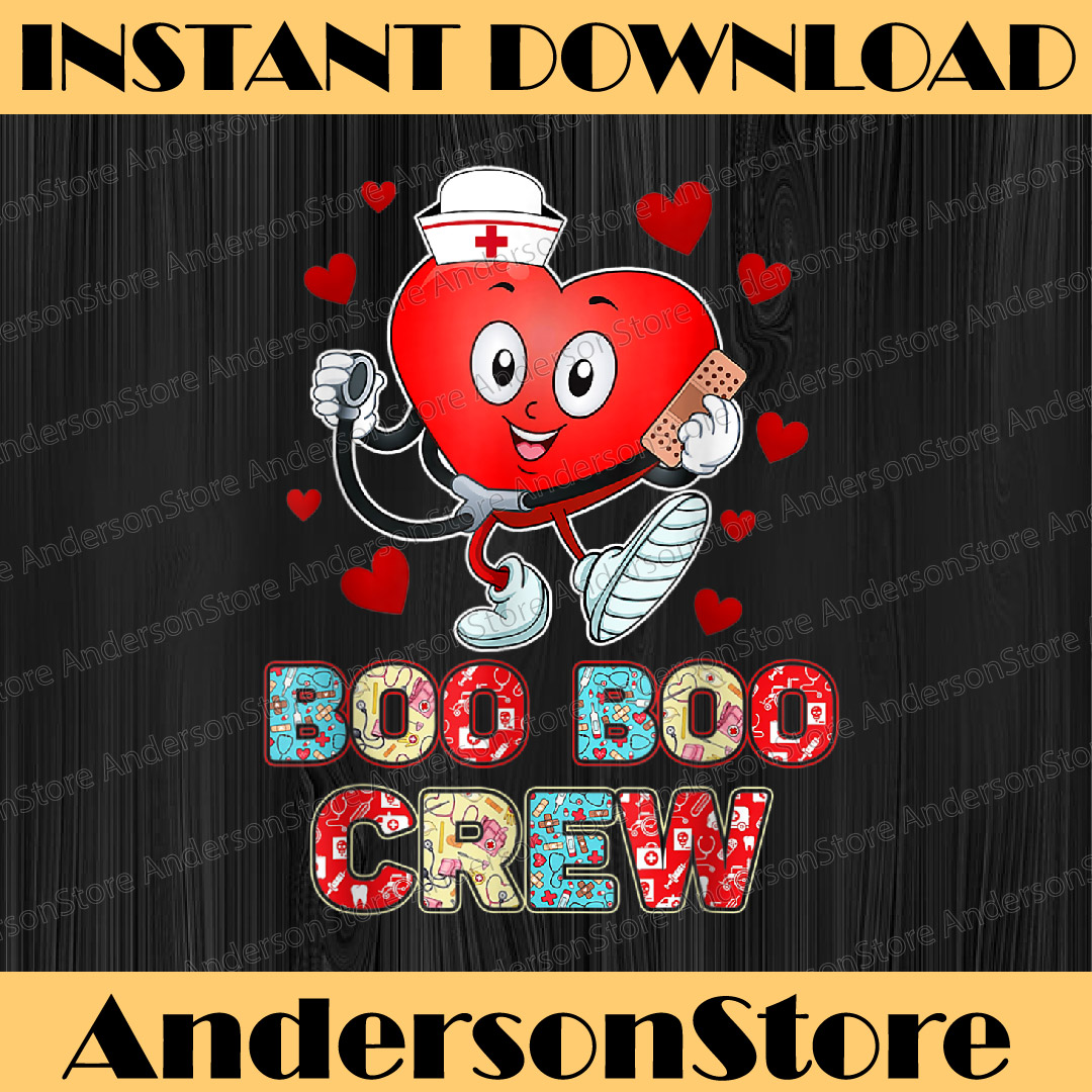 Funny Valentine's Day Boo Boo crew Png, School Nurse Png Fil | Inspire ...