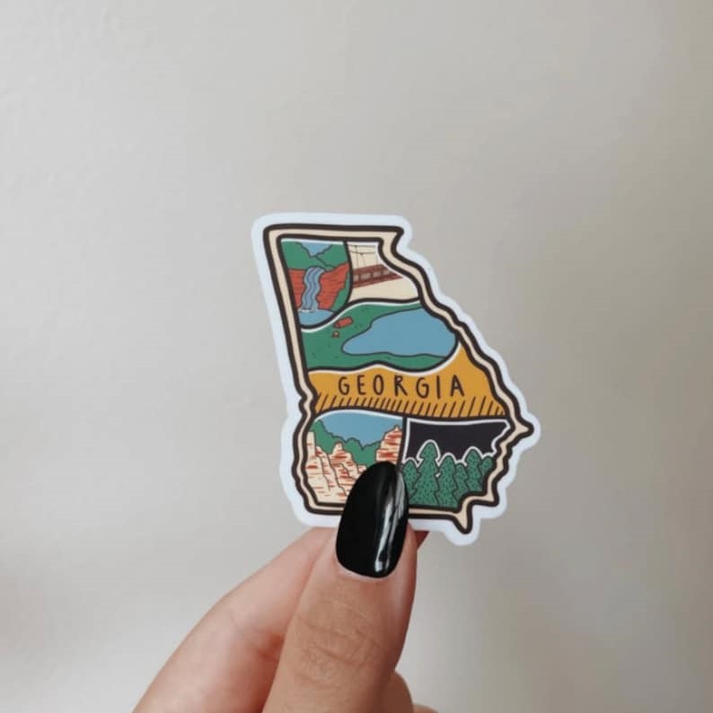 Georgia State Sticker | Inspire Uplift