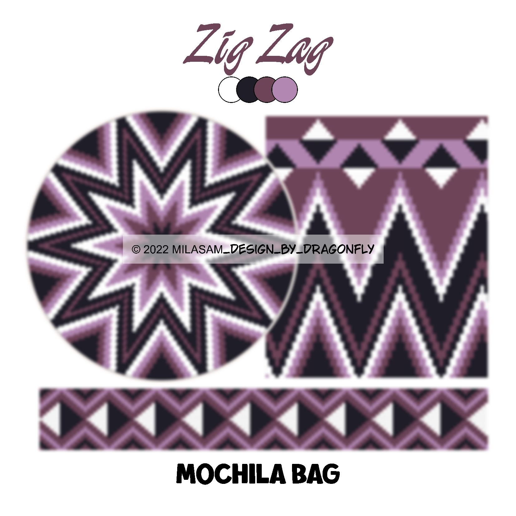 CROCHET PATTERNS /Tapestry Crochet bag PATTERN / Wayuu mochi | Inspire ...