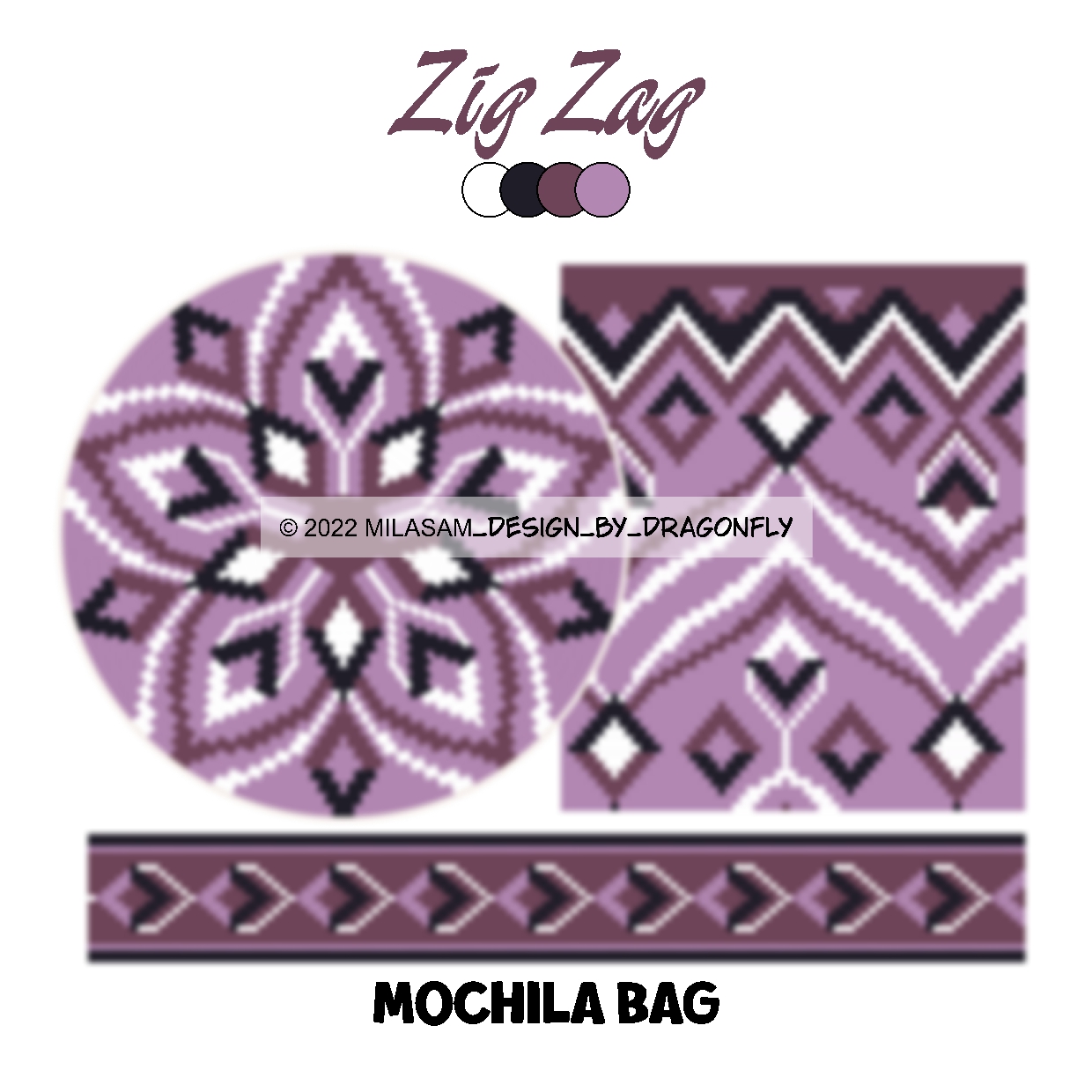 CROCHET PATTERNS /Tapestry Crochet bag PATTERN / Wayuu mochi | Inspire ...