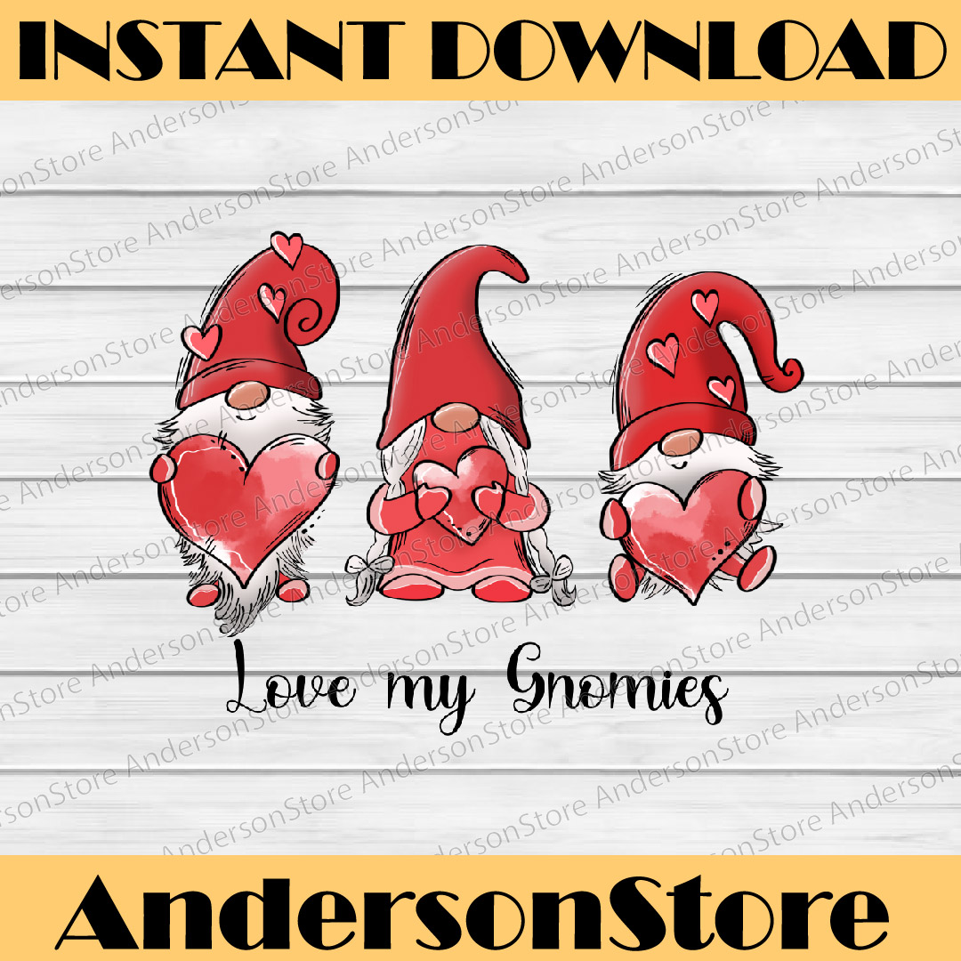 Love My Gnomies-Digital Download- Sublimation - heart Gnomes | Inspire ...