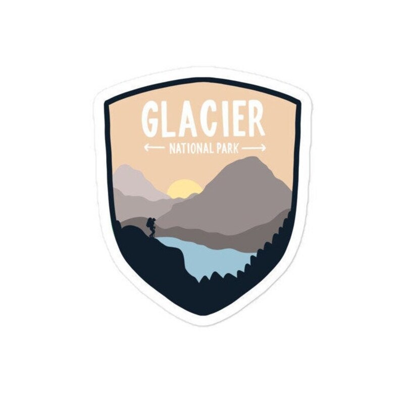 Glacier National Park – Sticker - Inspire Uplift