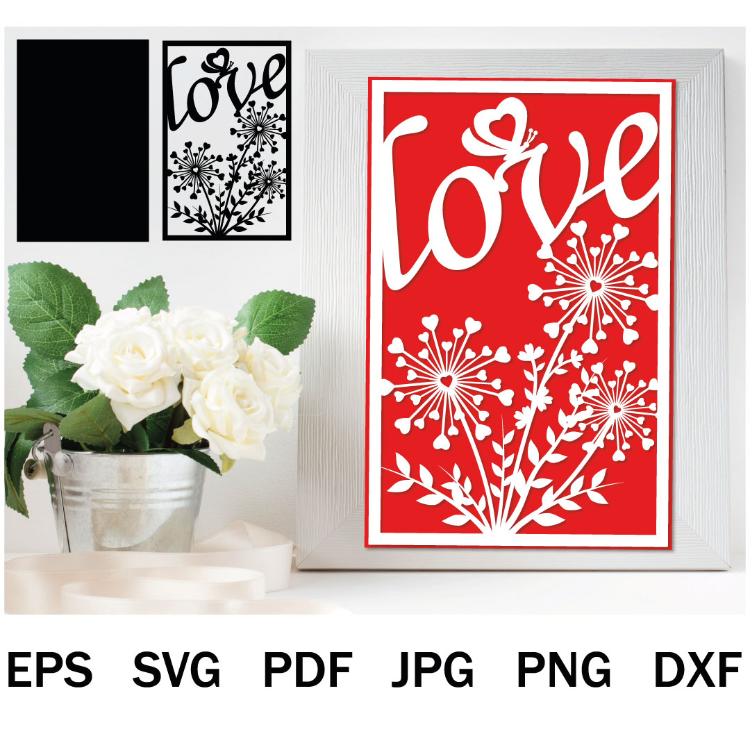Papercut holiday greeting card template, SVG format | Inspire Uplift