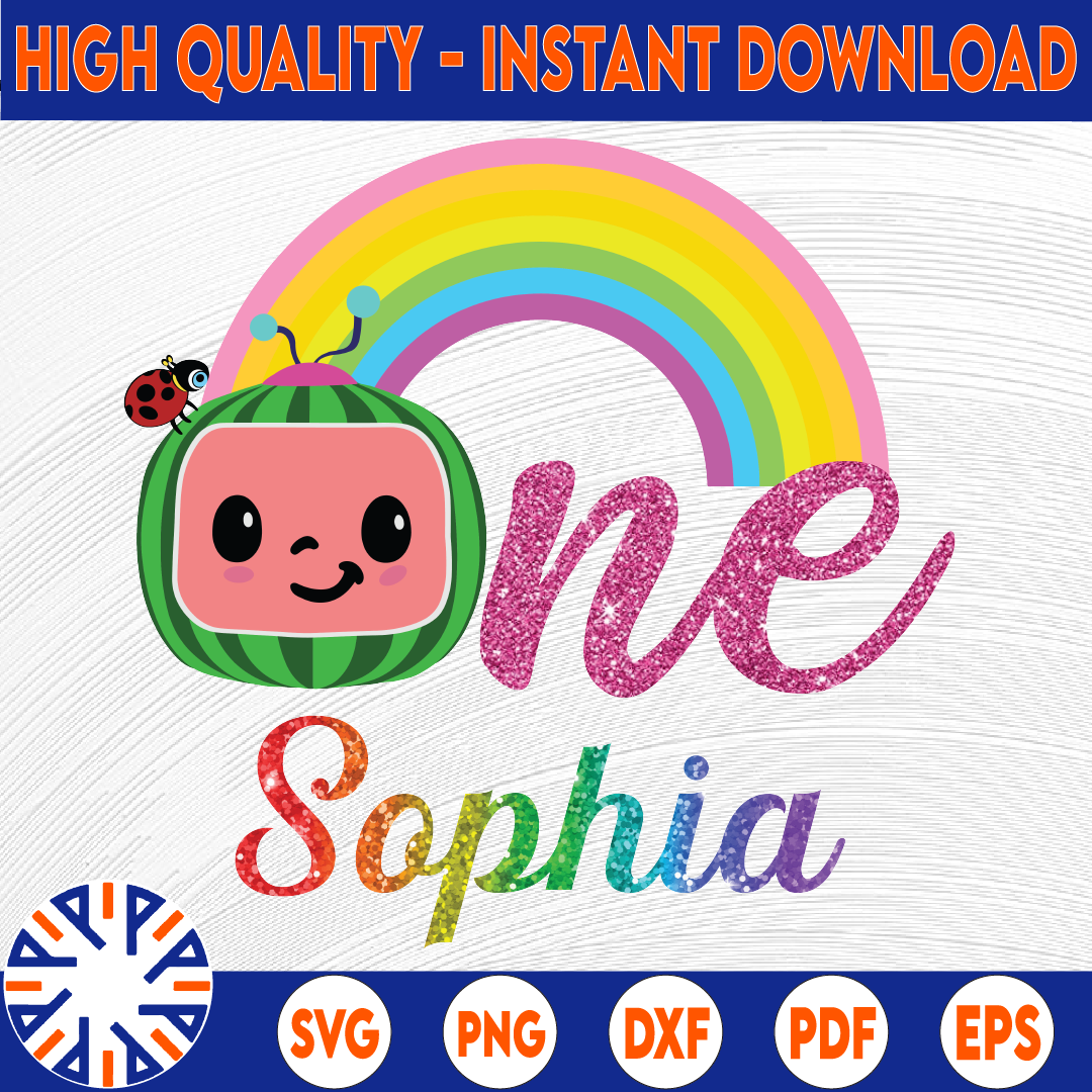 Personalized Cocomelon 1st Birthday PNG, Cocomelon 1st Png, | Inspire ...