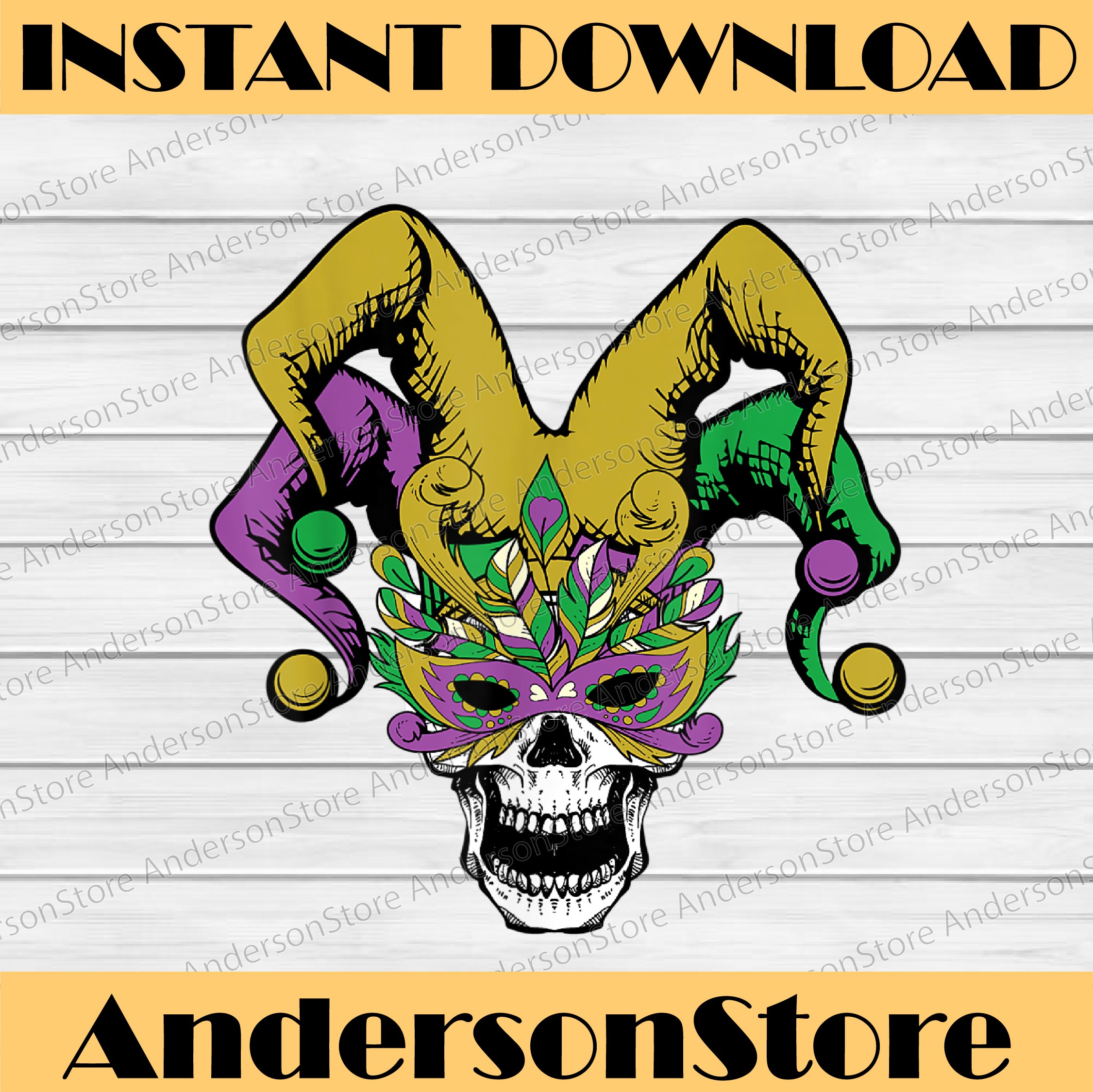 Mardi Gras Skull Jester Hat Masquerade Eye Mask Mardi Gras F - Inspire ...