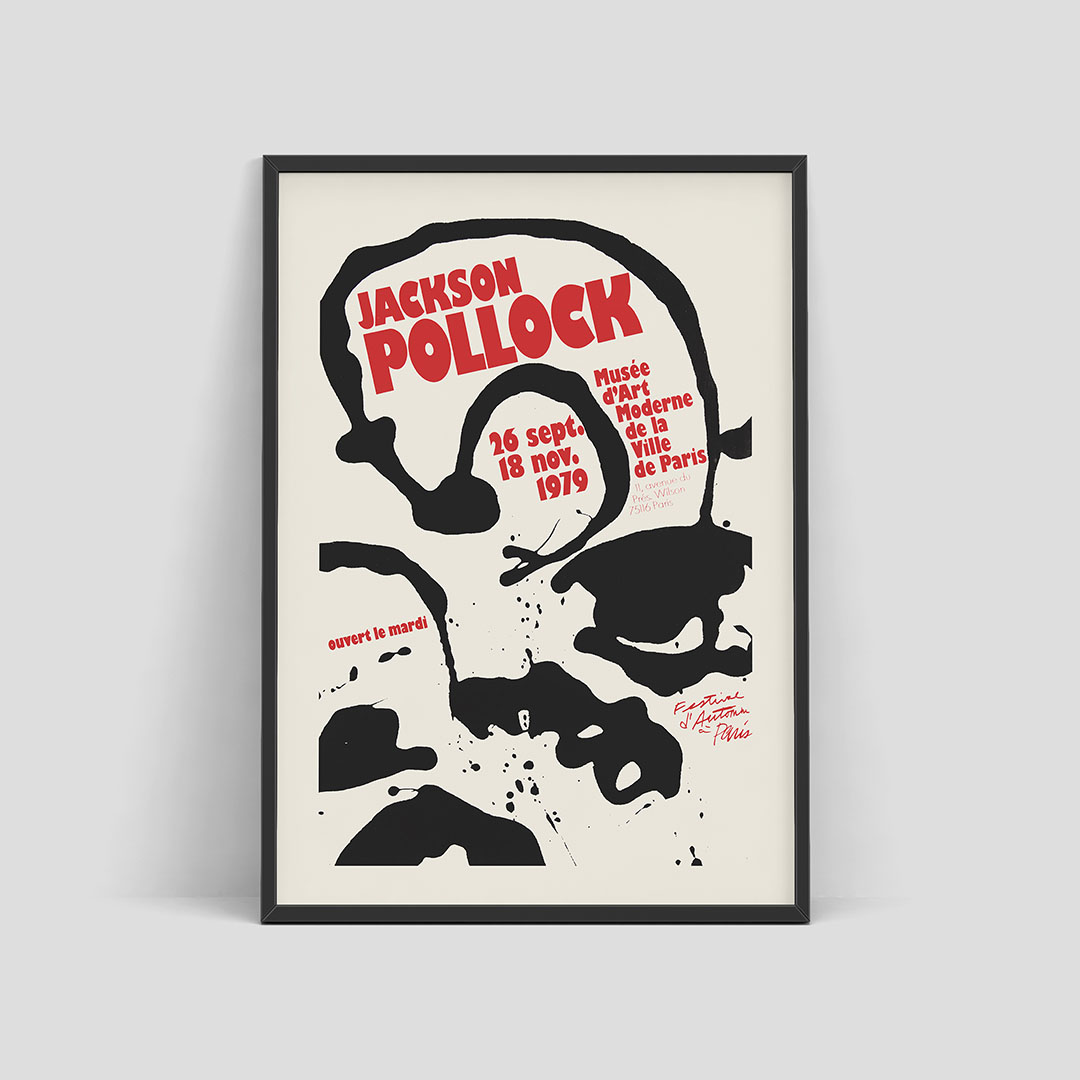 Jackson Pollock - Exhibition poster for National Museum of M - Inspire ...