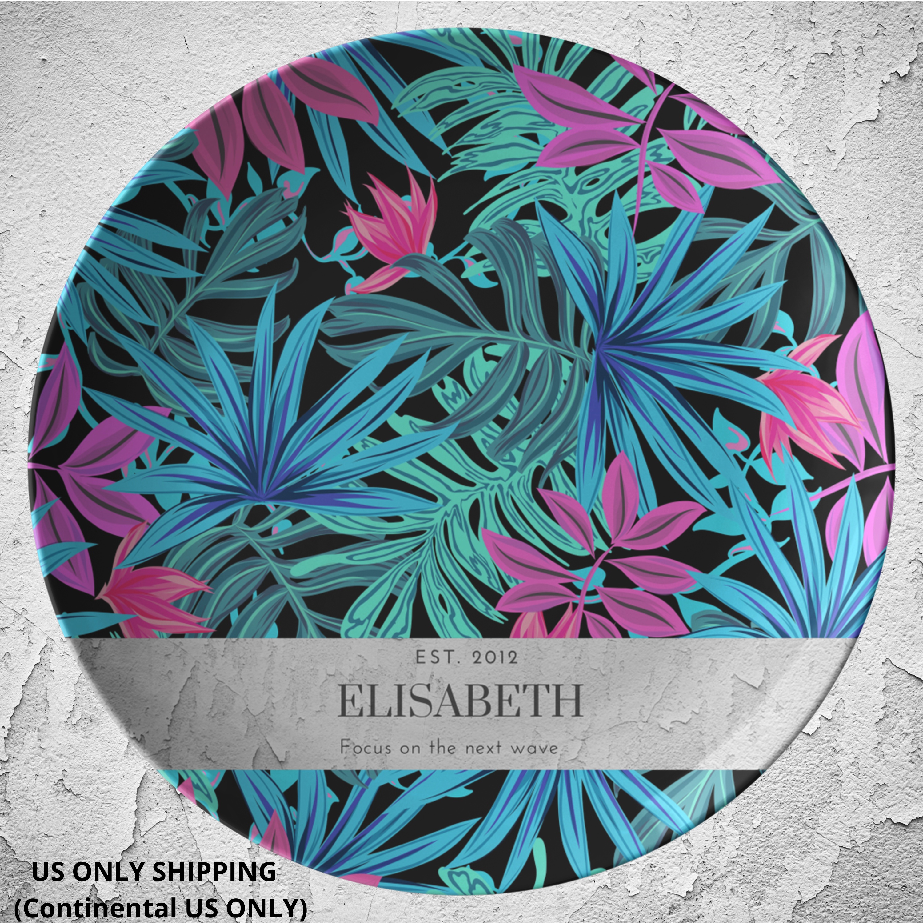 Personalized dinner plates 10" Color plate Bright plates Pla | Inspire ...